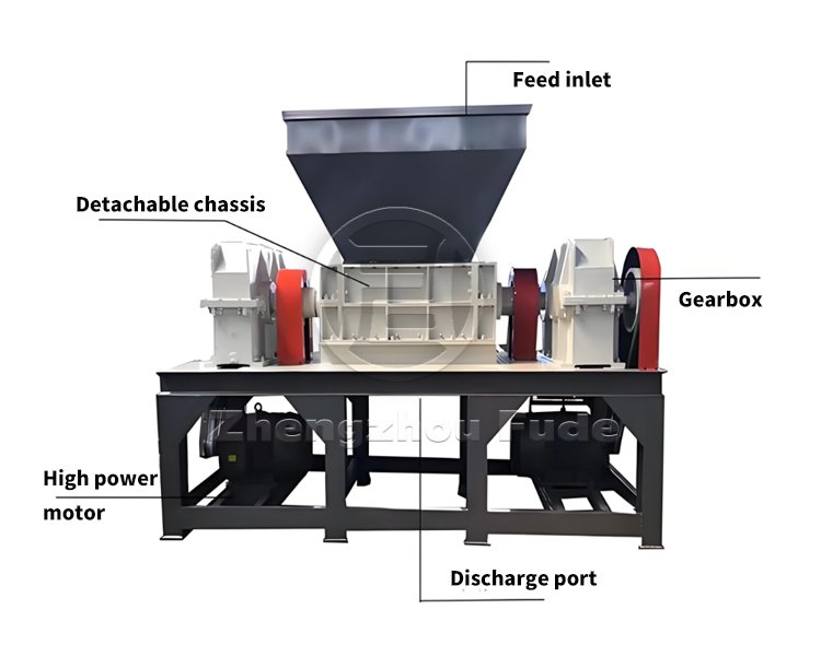 Rubber Shredder: Powerful & Efficient Rubber Crushing-Fudemetal Crusher